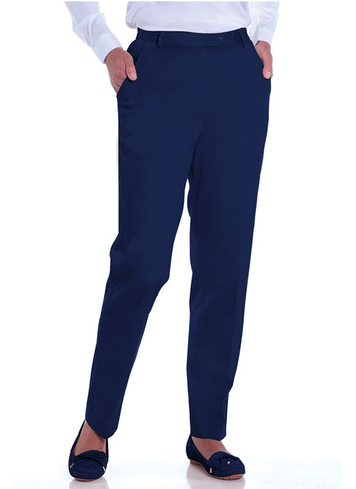 Petite Stretch Twill Flat Front Pants – Leon Levin